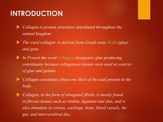 Collagen in periodontium | PPTX