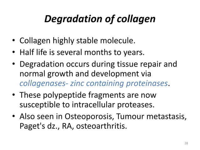 Collagen and its disorders | PPTX | Chemistry | Science