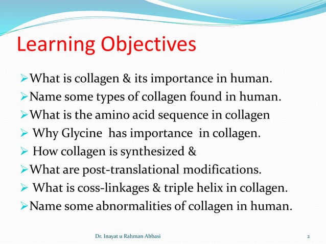 Collagen ppt(1) | PPTX | Genetics | Science