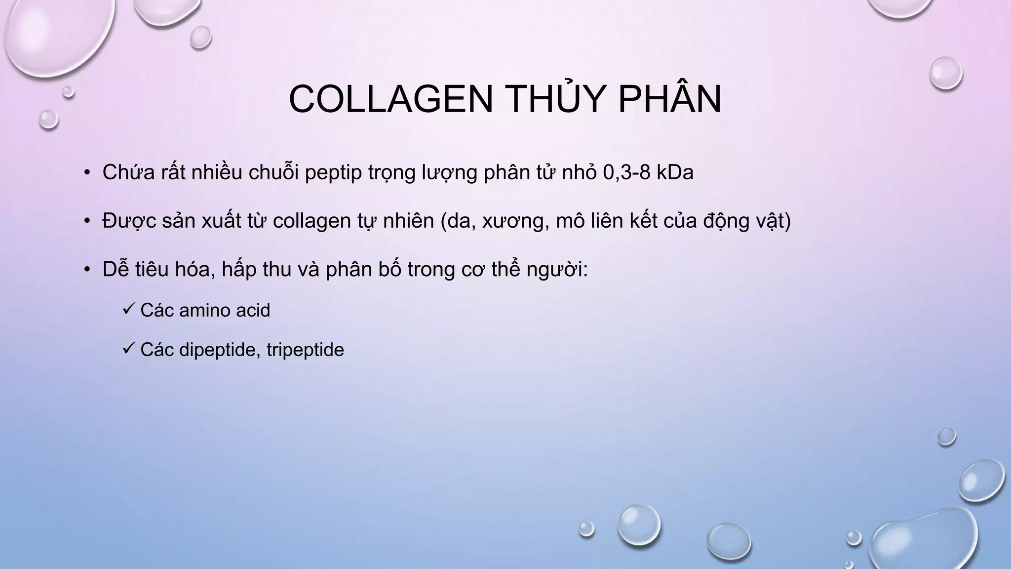 Collagen thủy phân và ứng dụng.pptx
