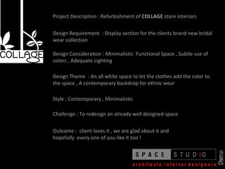 COLLAGE - RETAIL STORE DESIGN | PPT