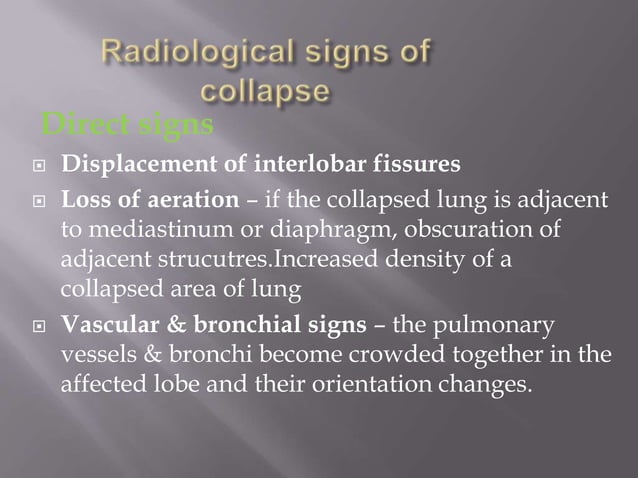 Collapse- RADIOLOGY | PPTX
