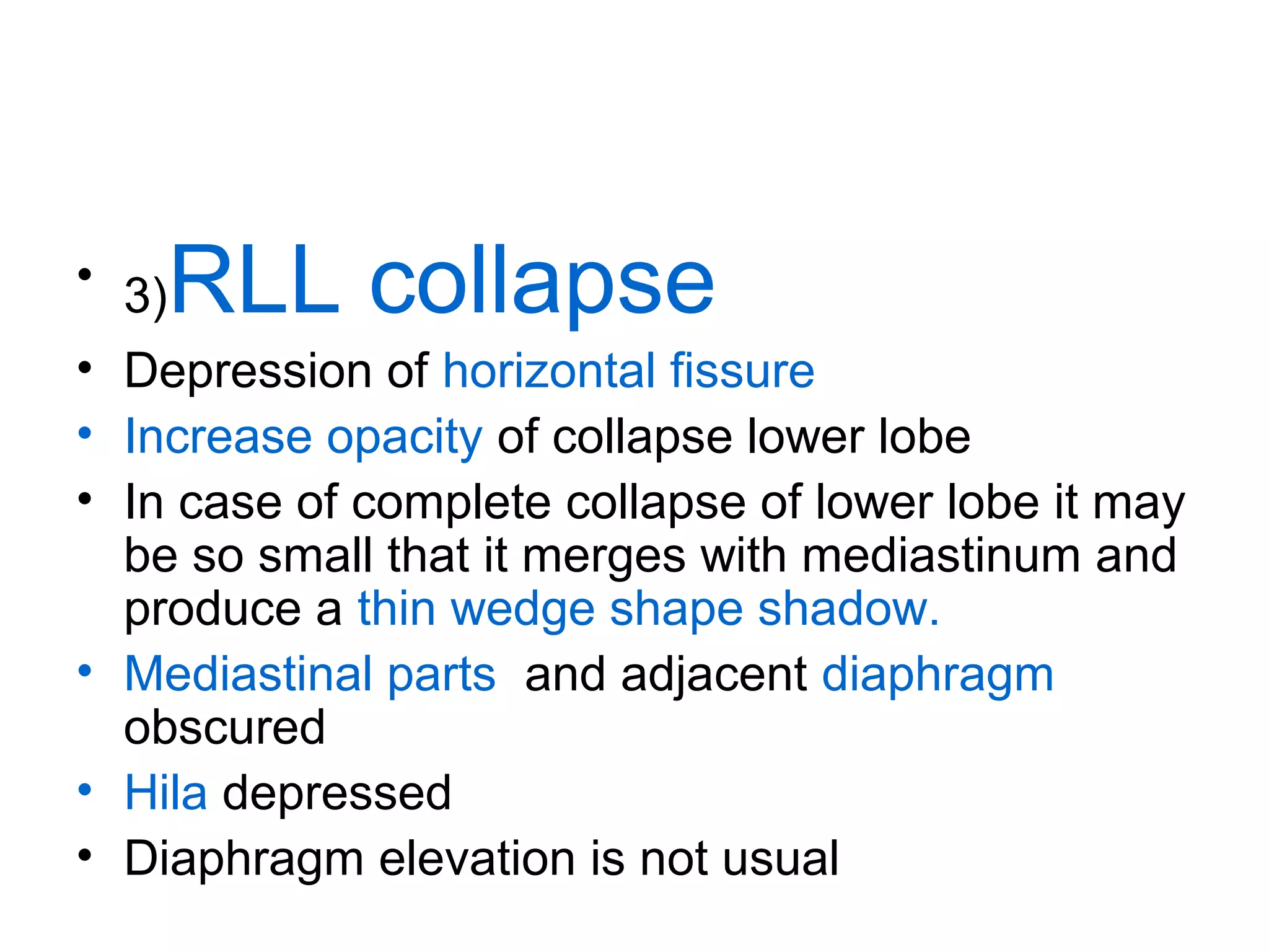 Collapse and consolidation Lung Radiology | PPT