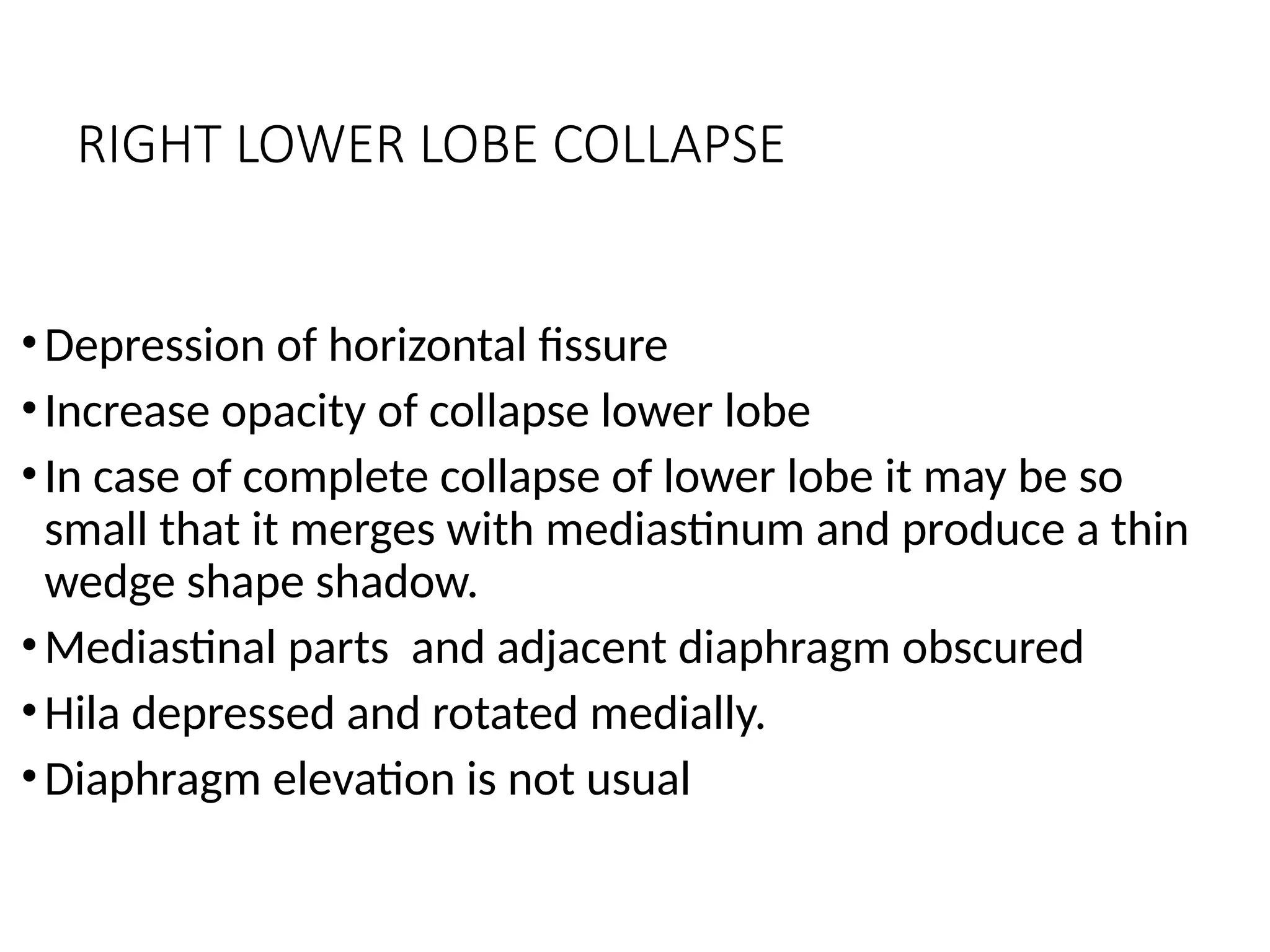 Collapse and Consolidation Pathology and radiology | PPTX