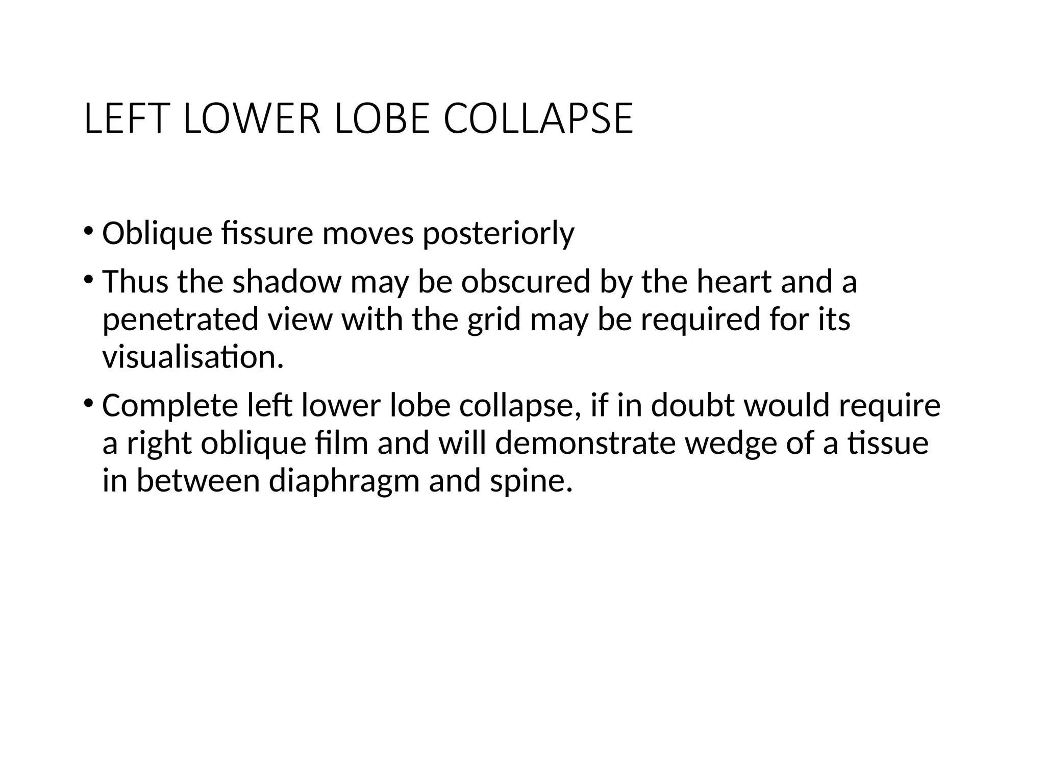 Collapse and Consolidation Pathology and radiology | PPTX