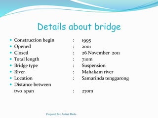 Collapse of bridge | PPTX
