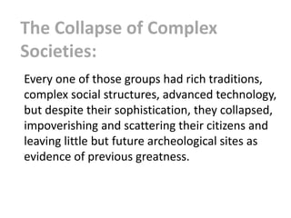 Collapse of complex systems | PPT