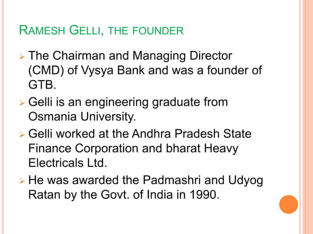 Collapse of global trust bank | PPT