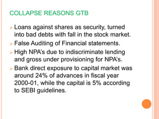 Collapse of global trust bank | PPT