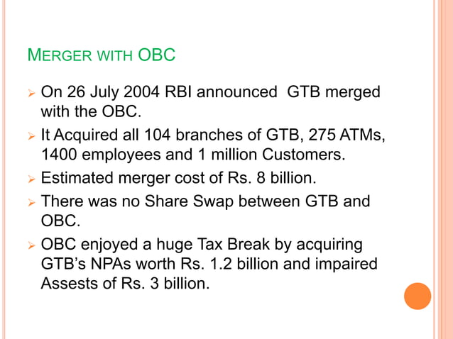 Collapse of global trust bank | PPT