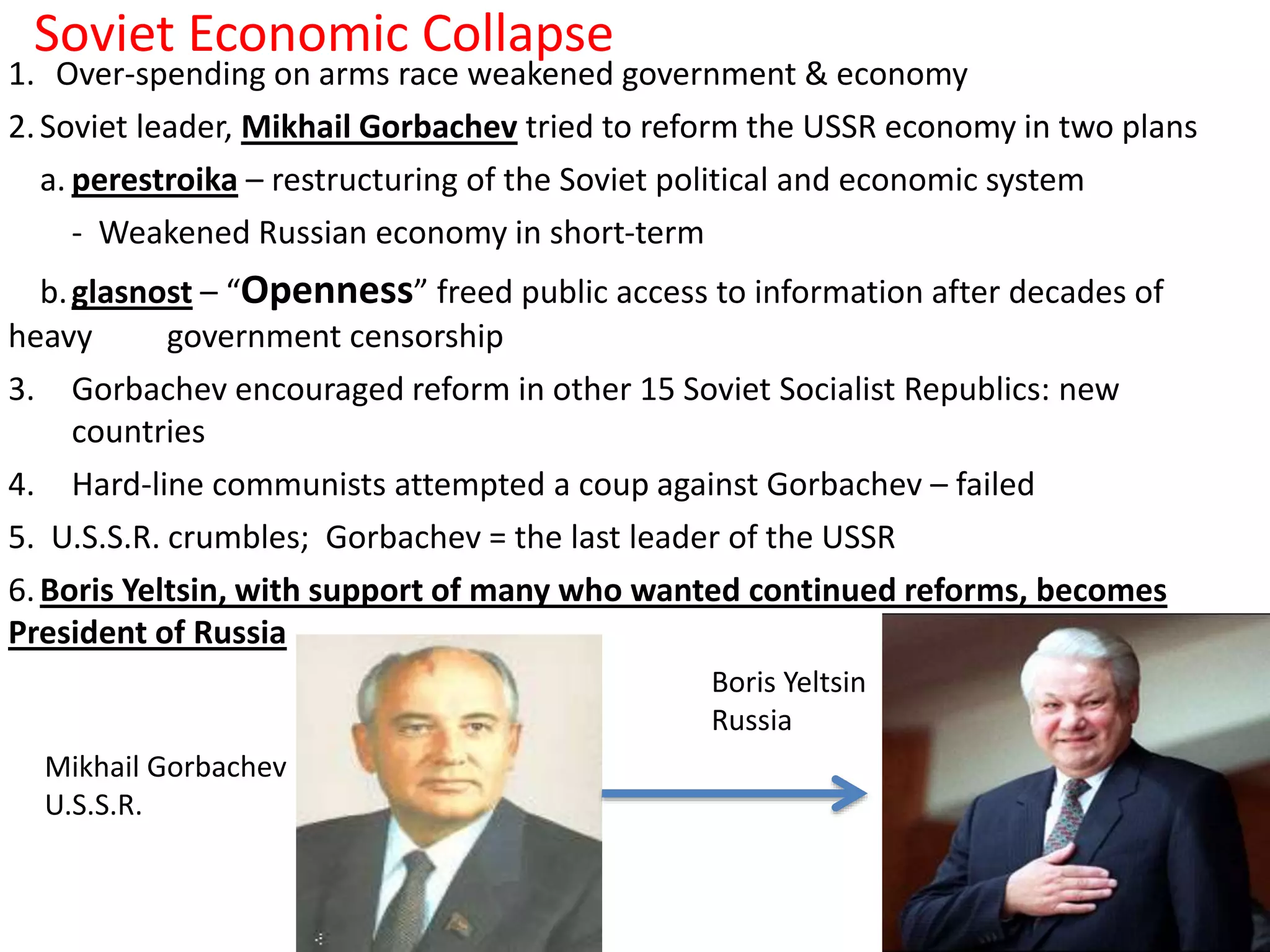 Collapse of Soviet Union | PPTX