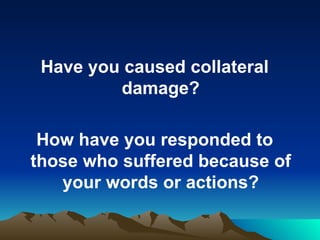 Collateral damage | PPT