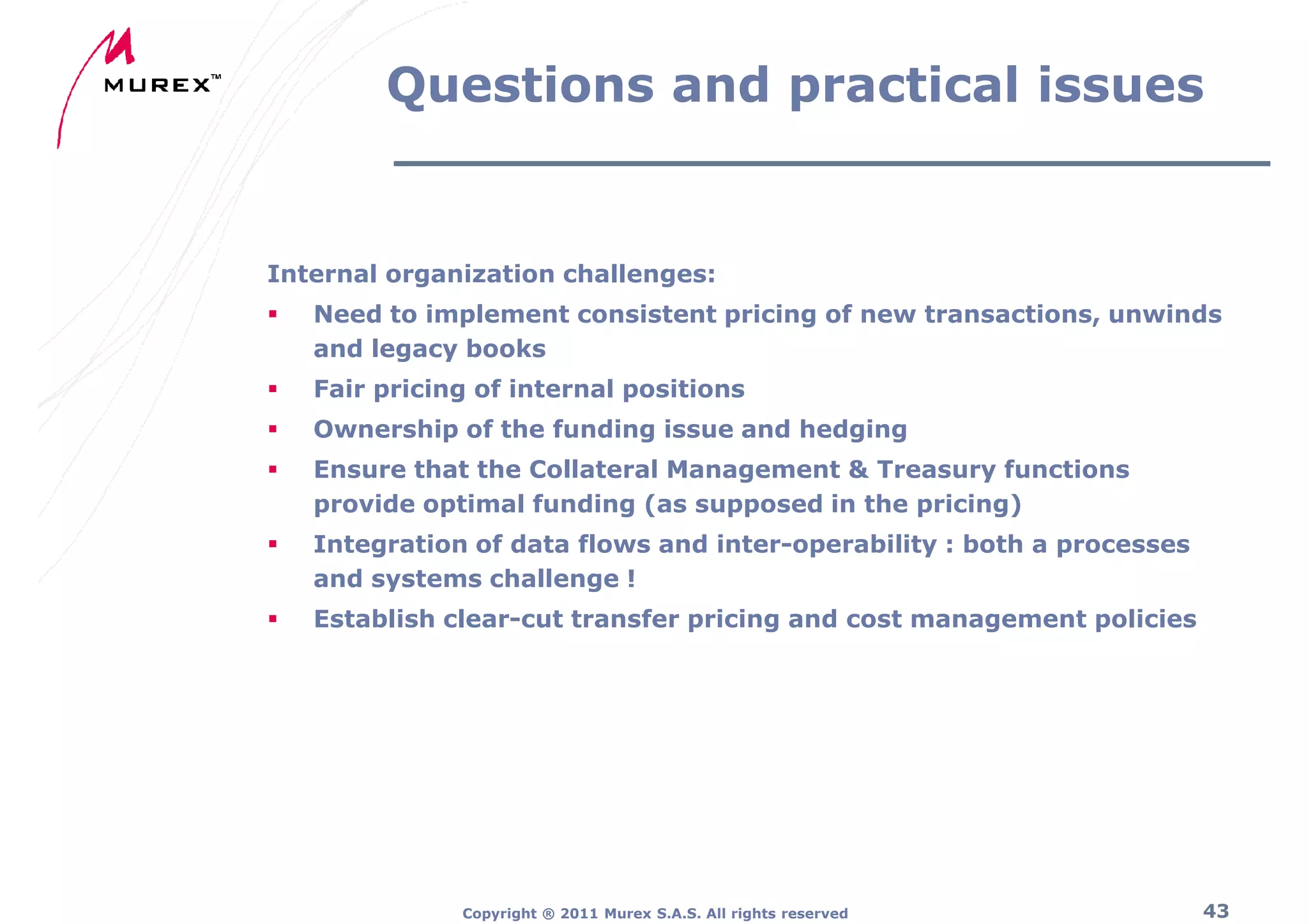Collateralisation: CVA & FVA - Murex - Alexandre Bon | PDF