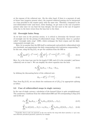 Collateralised swap agreements | PDF