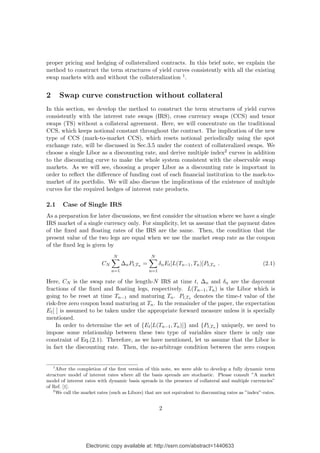 Collateralised swap agreements | PDF
