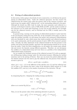 Collateralised swap agreements | PDF