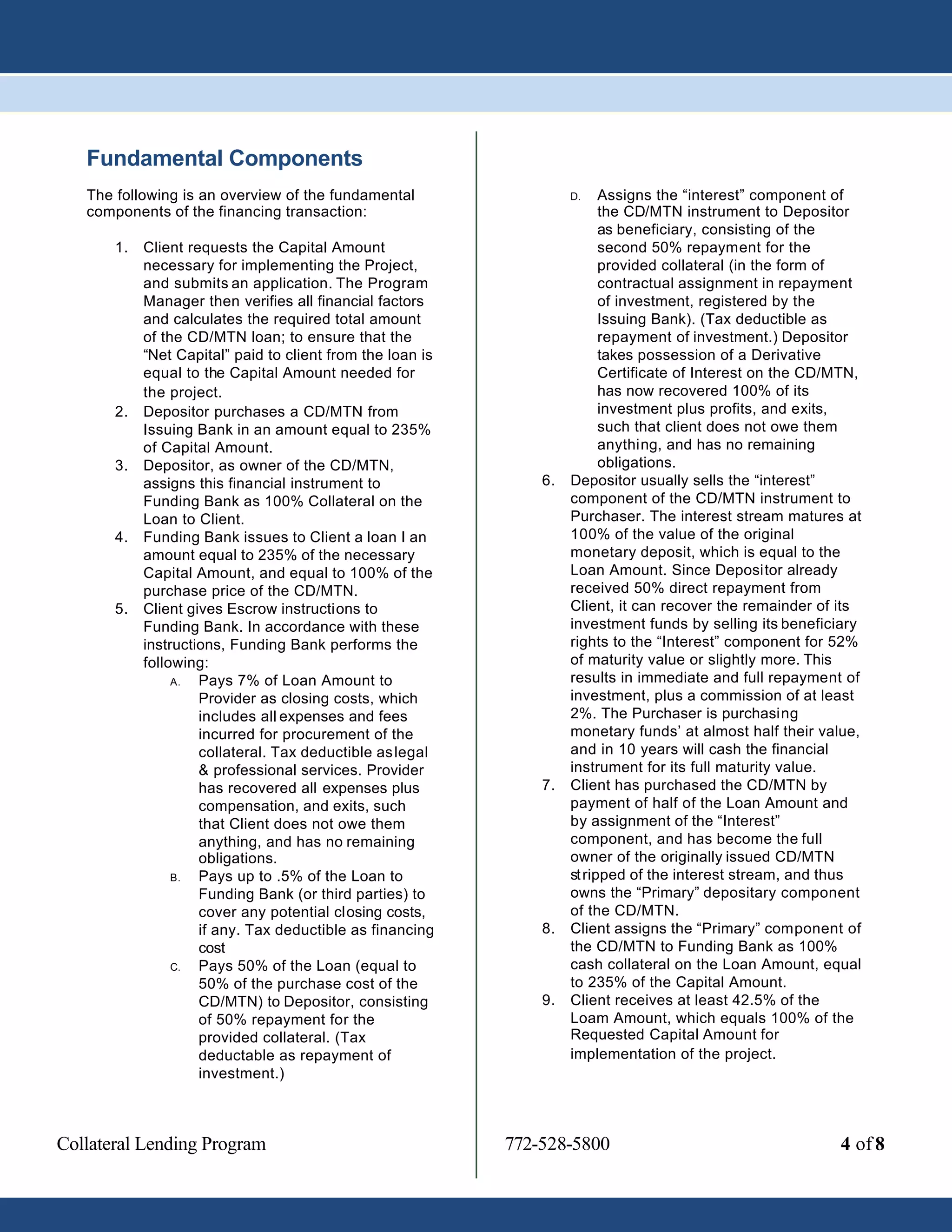 Collateral loan info pdf | PDF