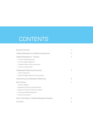 Collateral Management and Market Developments - Whitepaper | PDF