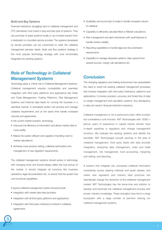 Collateral Management and Market Developments - Whitepaper | PDF