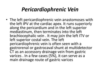 Collateral pathways in portal hypertension | PPTX