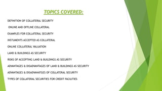 Collateral security | PPTX