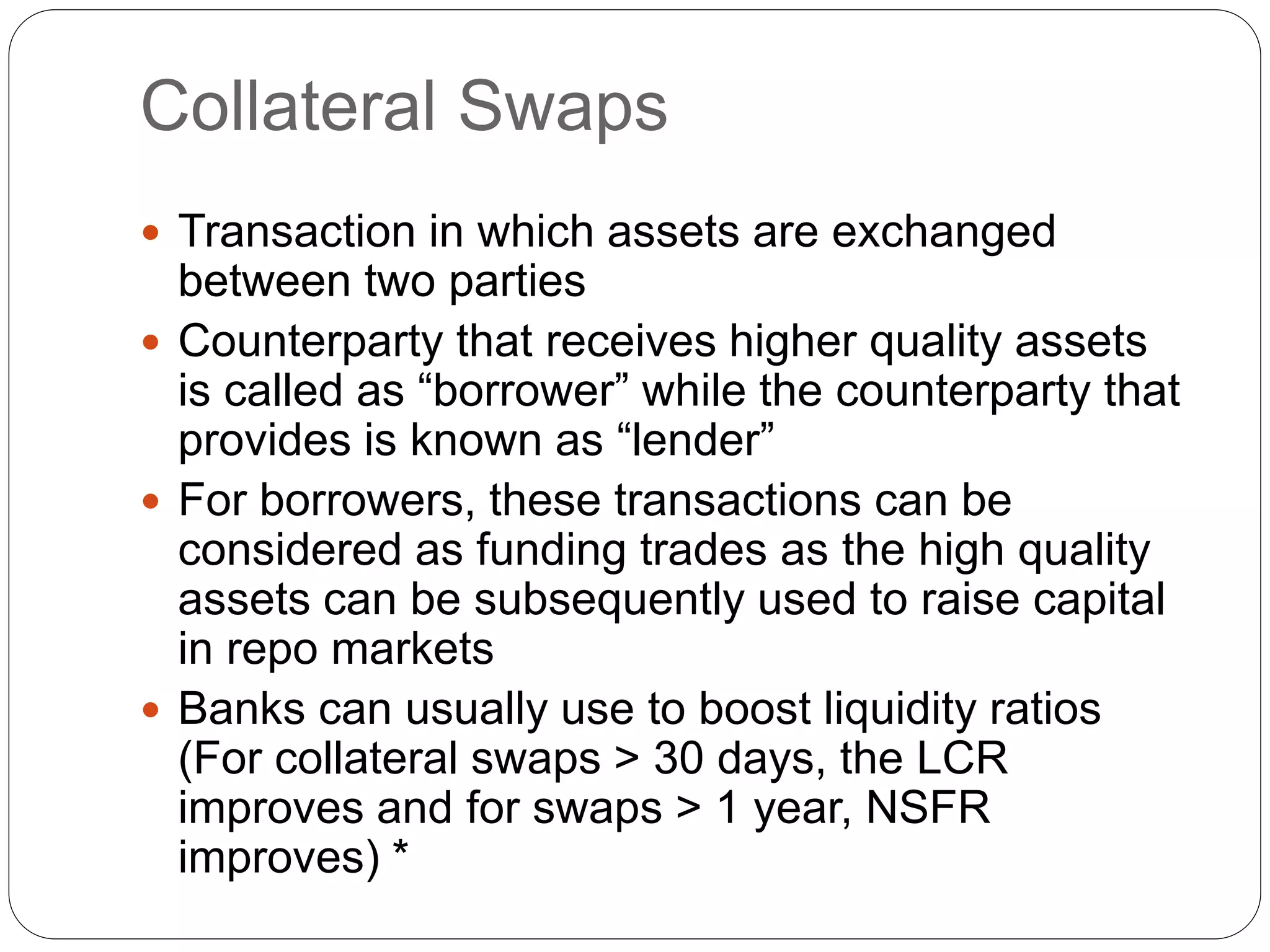 Collateral swap | PPTX