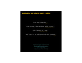 Duke Greenhill Partners - Luxury Brand Digital Marketing | PDF