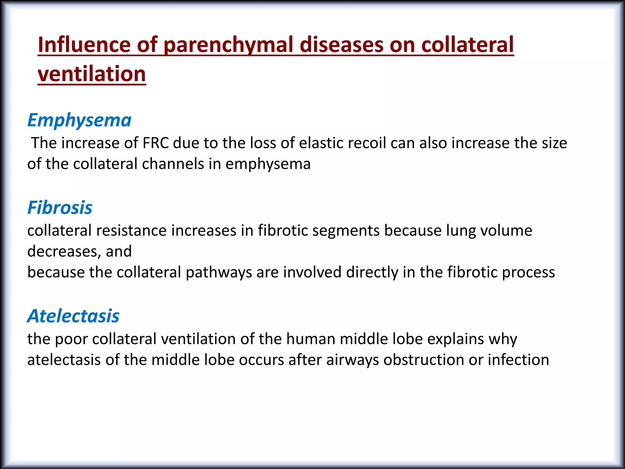 Collateral ventilation | PPTX