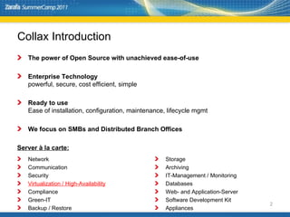 Collax final summercamp 2011 | PPT