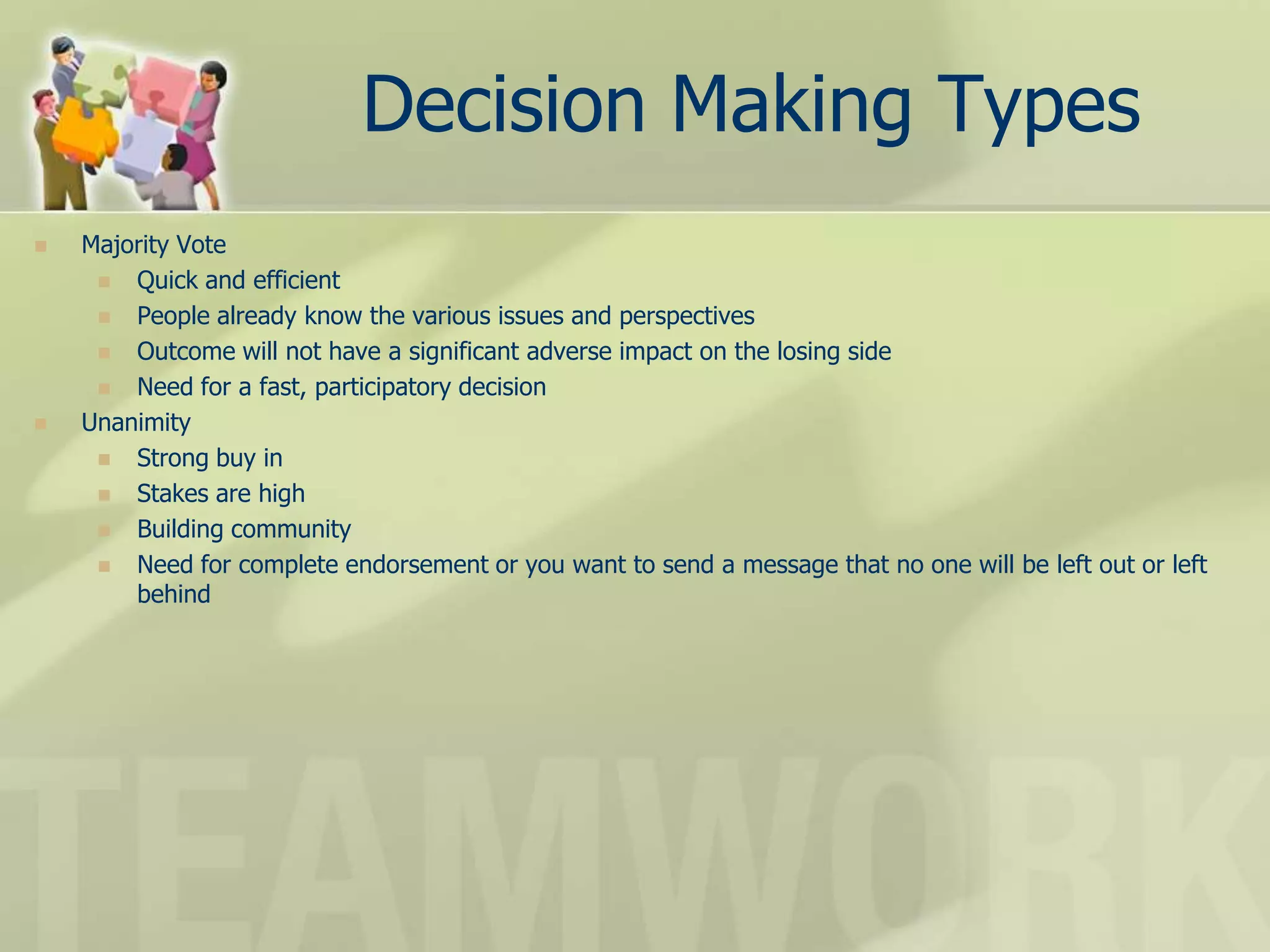 Collaborative Decision Making - Updated | PPTX | Business | Business and Finance