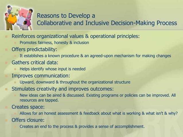 Collaborative Decision Making - Updated | PPTX | Business | Business ...