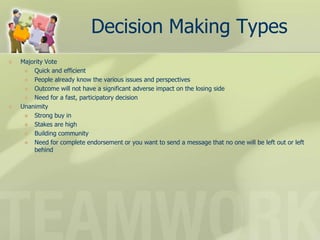 Collaborative Decision Making - Updated | PPTX | Business | Business ...