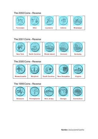 COLECCIÓN DE MONEDAS DE 25 CTV. DE LOS ESTADOS UNIDOS | DOCX
