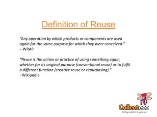 Collecteco - Mainstreaming Waste Streams | PPT