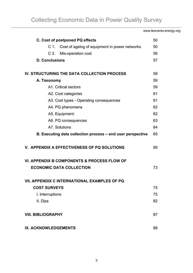 Collecting Economic Data in Power Quality Survey | PDF