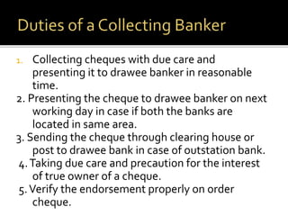 Collecting and paying banker | PPTX