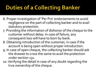 Collecting and paying banker | PPTX