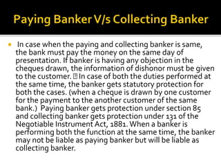 Collecting and paying banker | PPTX