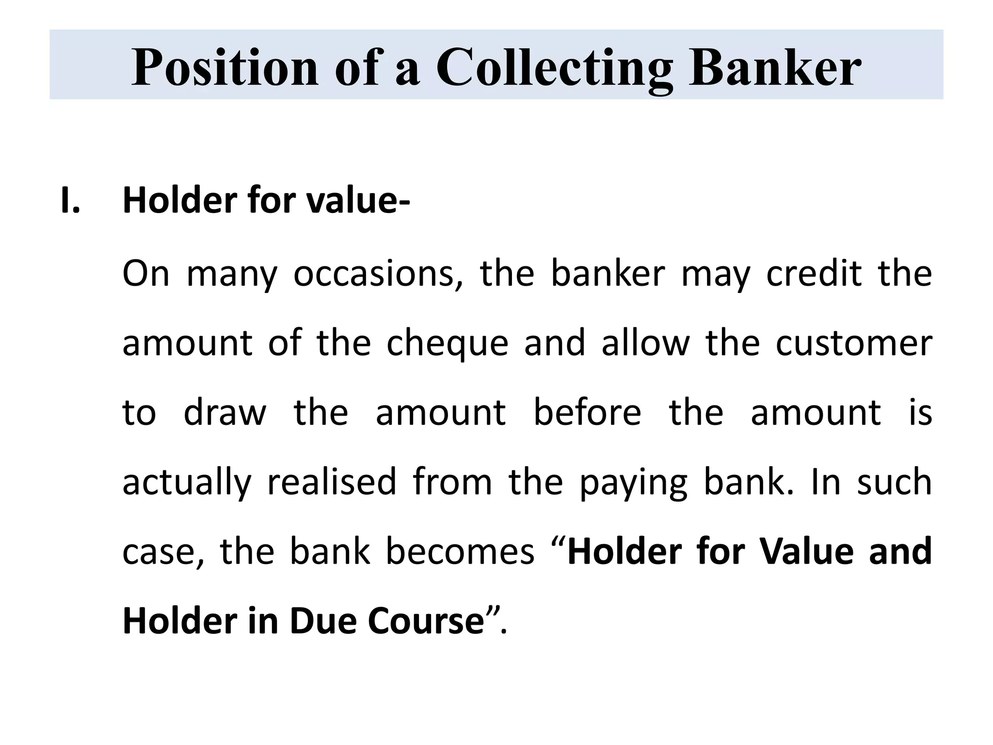 Collecting banker | PPTX