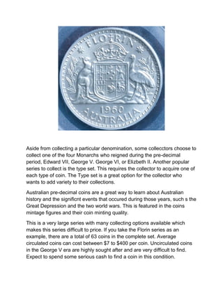 Collecting Coins Of Australia | PDF