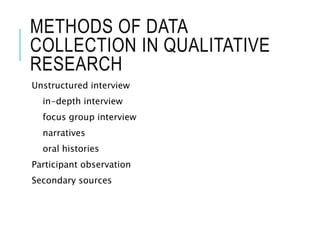 Collecting Data using Primary Sources | PPTX