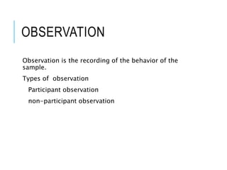 Collecting Data using Primary Sources | PPTX