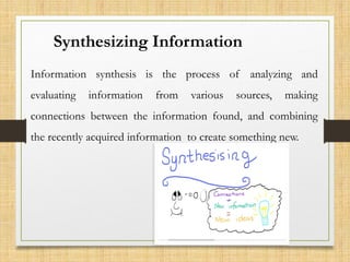 collecting information and Presentation. | PPTX