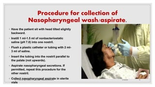 Biosafety in Collecting laboratory specimens in respiratory tract ...