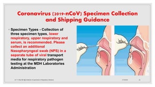 Biosafety in Collecting laboratory specimens in respiratory tract ...