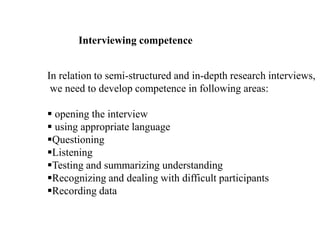 Collecting Primary Data Using Semi Structured | PPTX