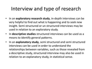 Collecting Primary Data Using Semi Structured | PPTX