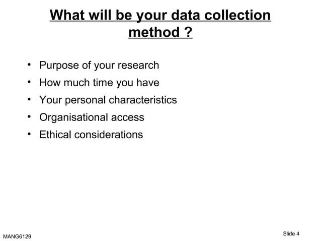 Collecting qual data | PPT
