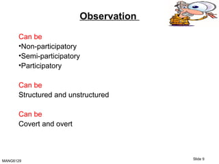 Collecting qual data | PPT