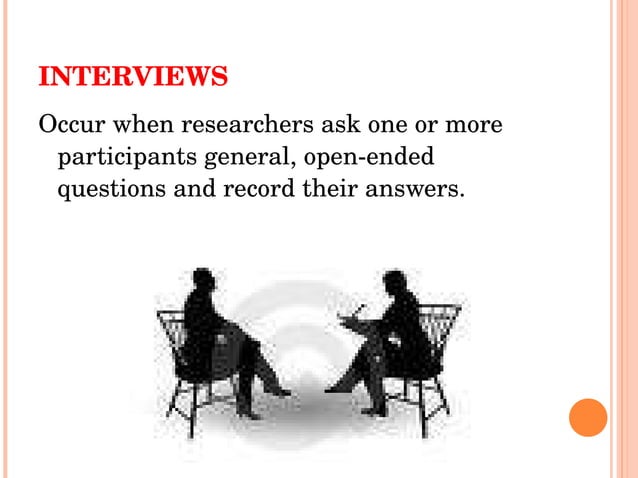 Collecting Qualitative Data